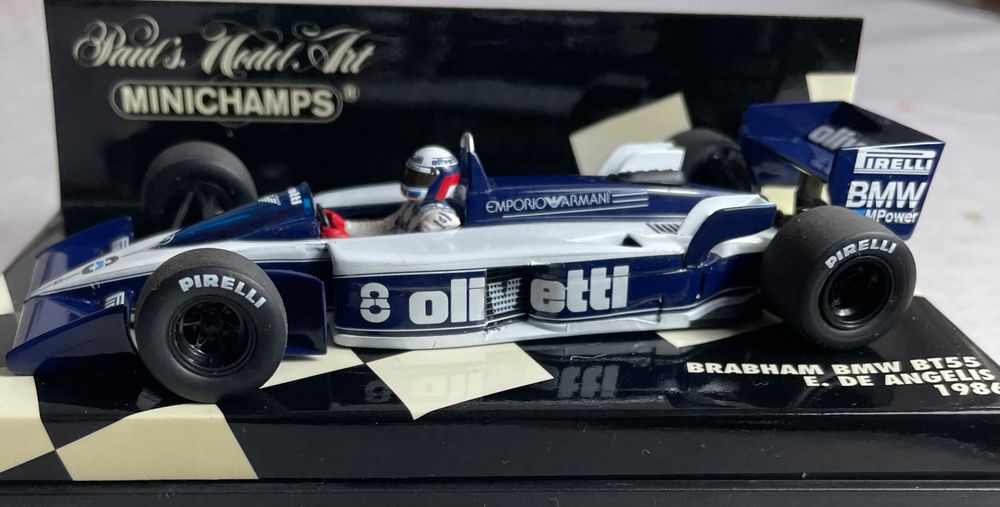 Modell Auto BRABHAM-F1 BT 55 BMW N8 Season 1986 Angelis | Acheter sur ...