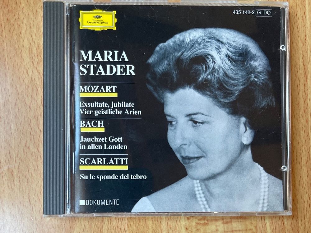 CD Maria Stader (Gebraucht) in Binningen für CHF 3.2 – mit Lieferung ...