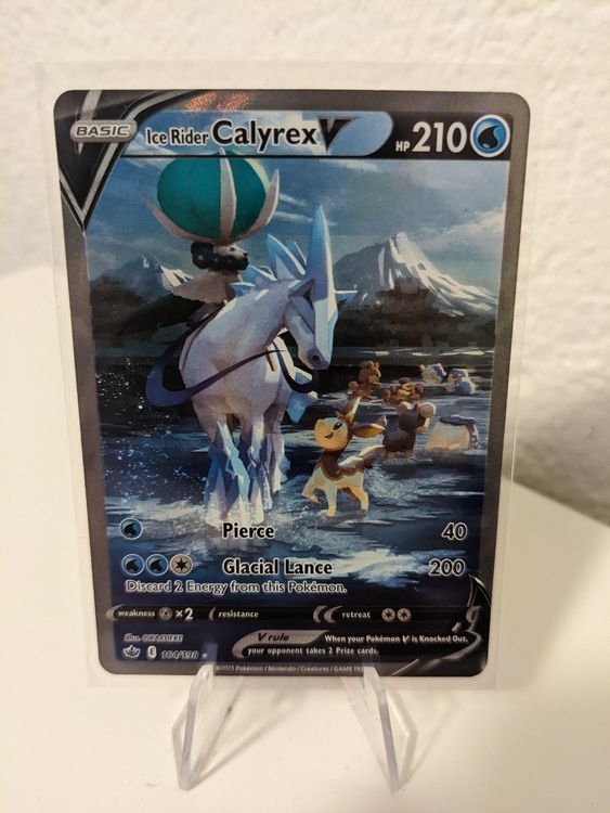 Pokemon Chilling Reign - Ice Rider Calyrex V 164/198 ( EN ) | Kaufen ...