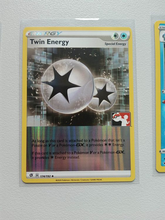 Twin Energy HOLO - Pokemon TCG Prize Pack Stamp (Gebraucht) in ...