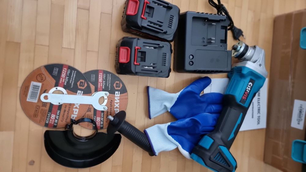 Winkelschleifer AKKU 21V flex mit zwei akkus und Ladegerät (Neu und ...