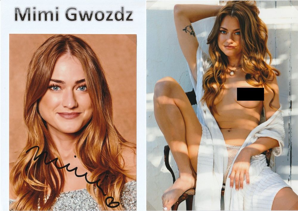 Michelle „Mimi“ Gwozdz / Originalautogramm | Acheter sur Ricardo