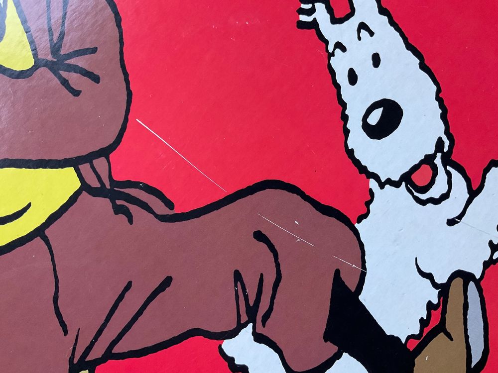 🔴 TINTIN – Promo Karton Aufsteller, Hergé Moulinsart – 1997 (Gebraucht ...