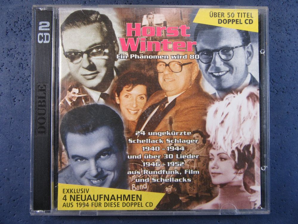 2CD IN CASE HORST WINTER WIRD 80 50 TITEL SCHELLACK-SCHLAGER | Kaufen auf Ricardo