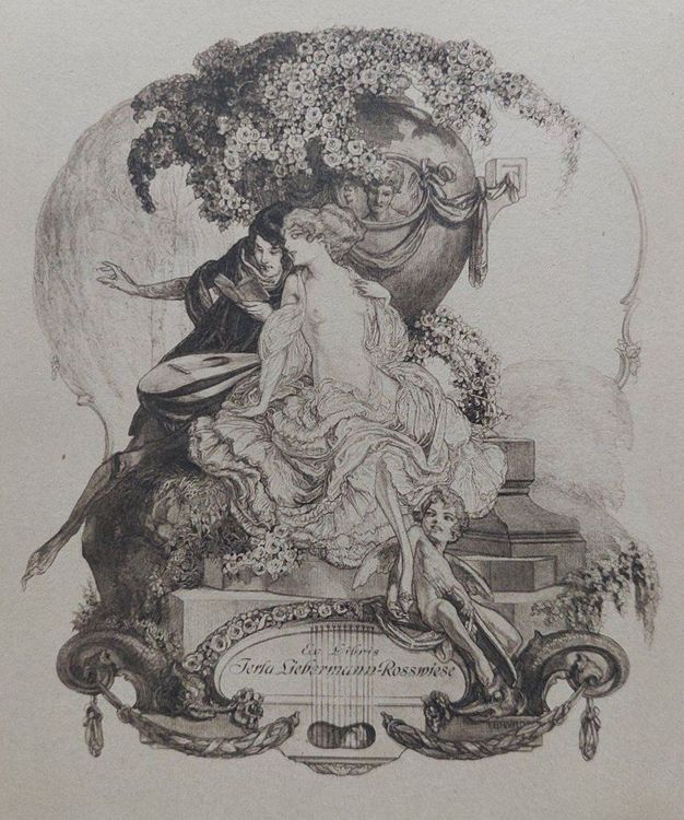 Exlibris Franz von Bayros - Heliogravur (Gebraucht) in Obfelden für CHF 45 – mit Lieferung auf ...
