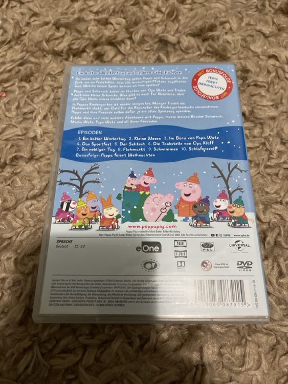 Peppa Pig DVD - Ein kalter Wintertag - Top Zustand! (Gebraucht) in ...