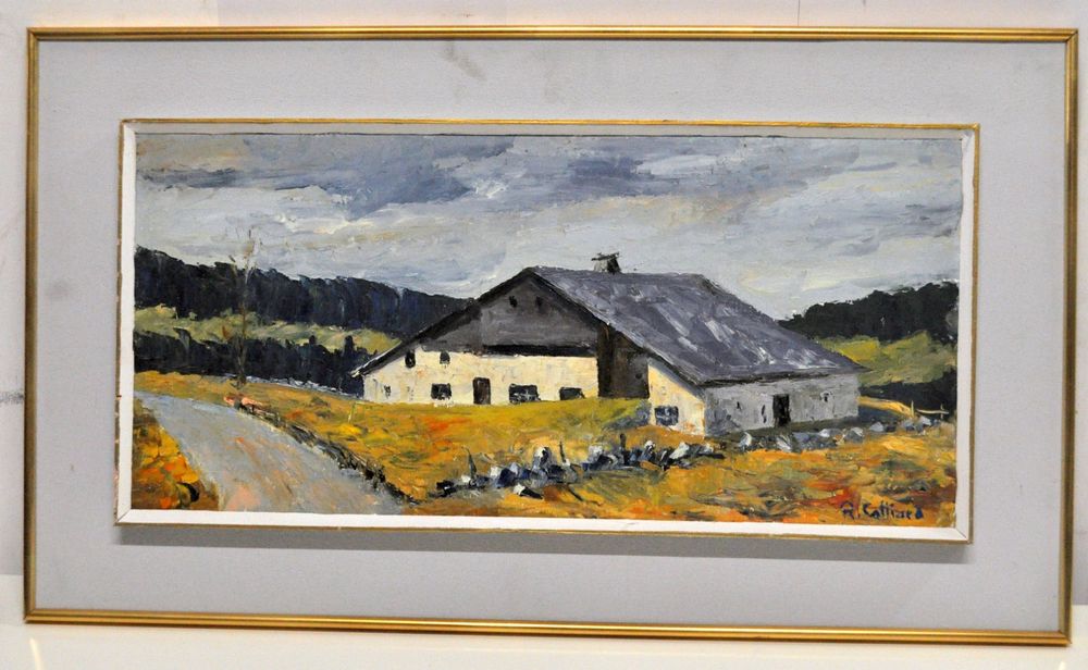 Tableau à l'huile signé Roland Colliard 1971 | Kaufen auf Ricardo