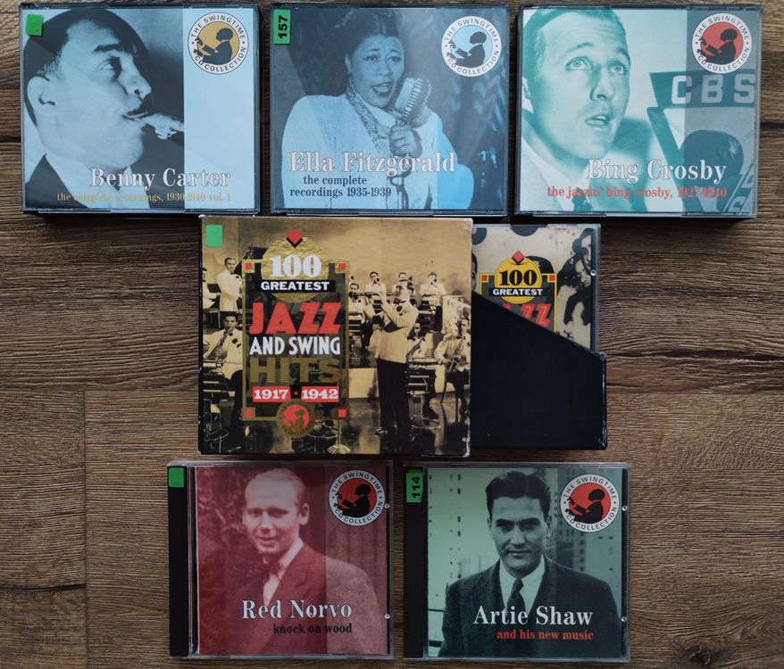 6 CD-Sets der The Swingtime CD Collection, Charly Records (Gebraucht ...