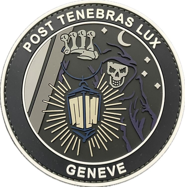 Patch Police Post Tenebras Lux Genève Black PVC New | Kaufen auf Ricardo Patch Police Post Tenebras Lux Genève Black PVC New | Kaufen auf Ricardo