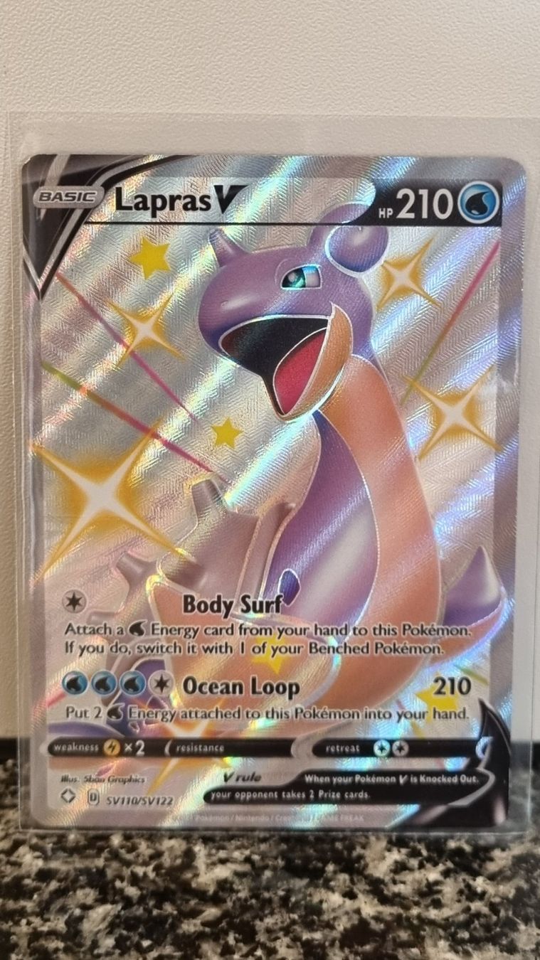 Pokémon – Lapras V 🇺🇸 - SV110 - Shining Fates Shiny Vault (Gebraucht ...
