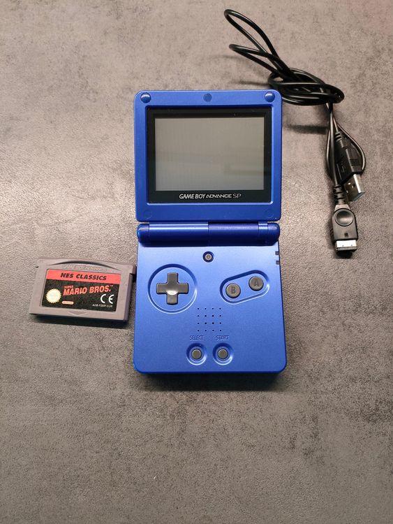 Gameboy Advance SP blau + Super Mario Bros | Kaufen auf Ricardo