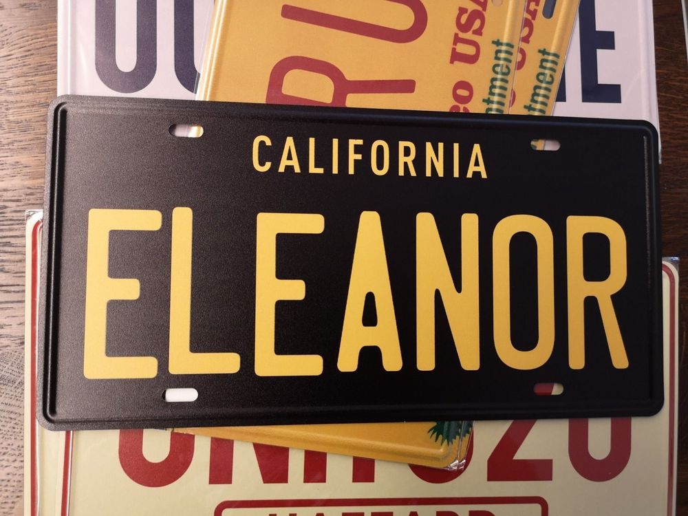 Nummernschild Eleanor Ford Mustang Shelby GT 500 (Neu und ...