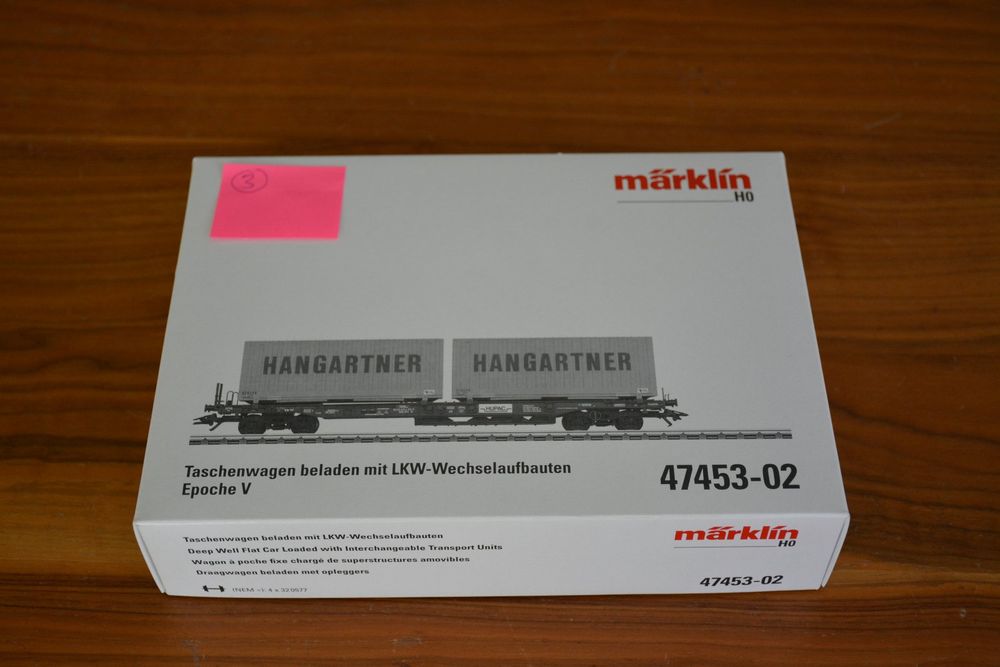 Märklin H0 47453-02 Taschenwagen HUPAC | Kaufen auf Ricardo