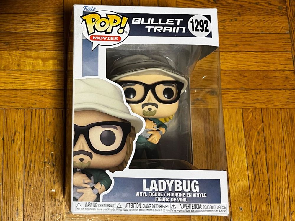 POP! MOVIES - BULLET TRAIN - LADYBUG #1219 (Neu (gemäss Beschreibung ...