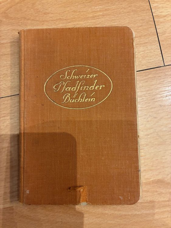 Schweizer Pfadfinderbüchlein von Ernst Thilo, Jahrgang 1930 (Gebraucht ...