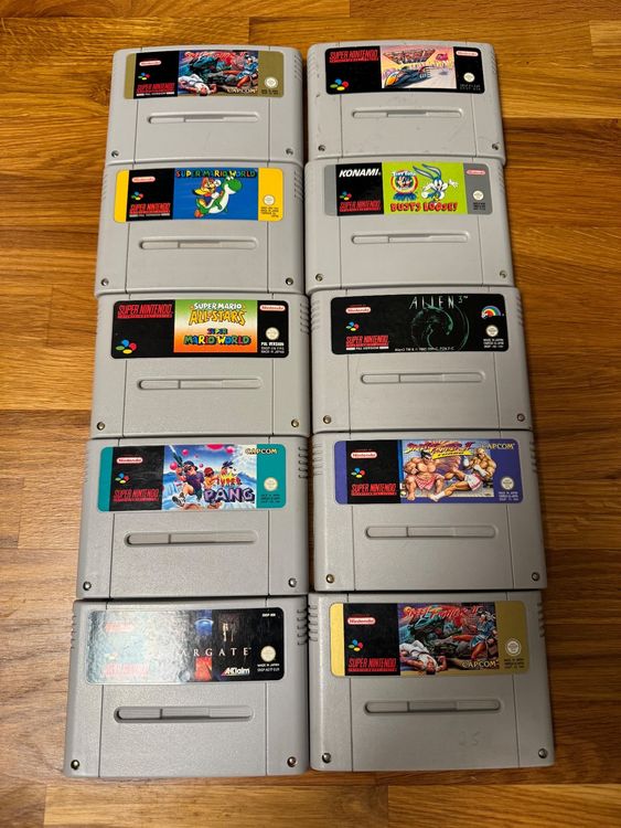 Super Nintendo SNES Spielen bundle #4 | Kaufen auf Ricardo