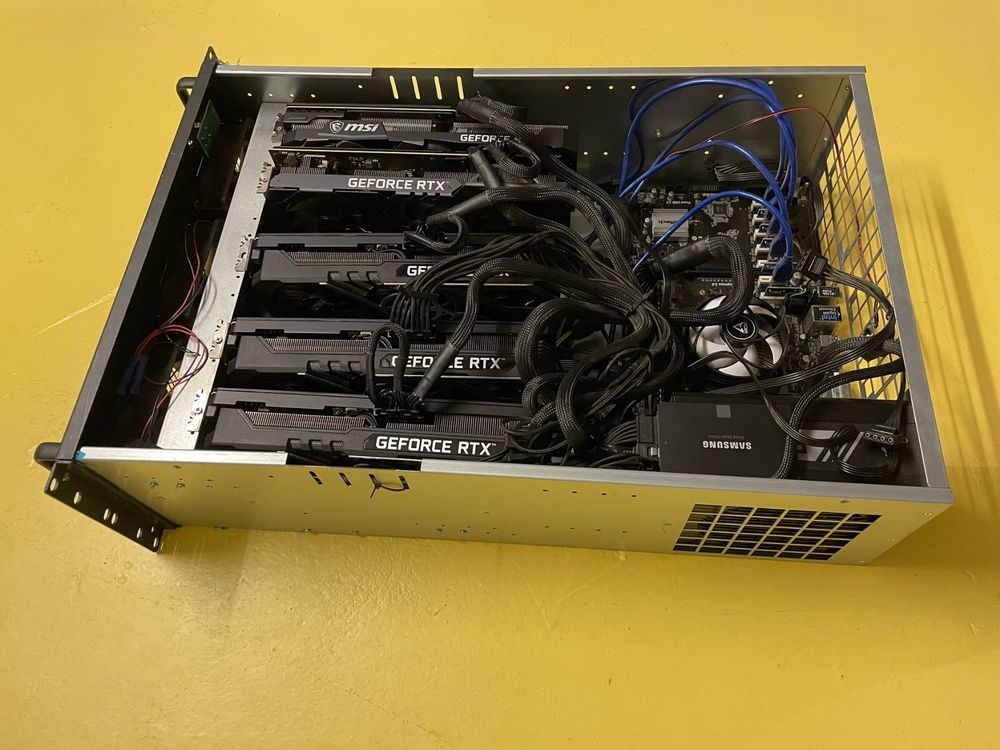 Mining Rig 5x nvidia RTX 3070 | Kaufen auf Ricardo