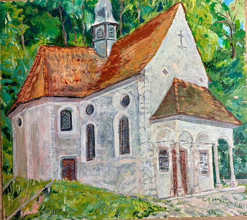 Original Gemälde von Kirche signiert | Kaufen auf Ricardo