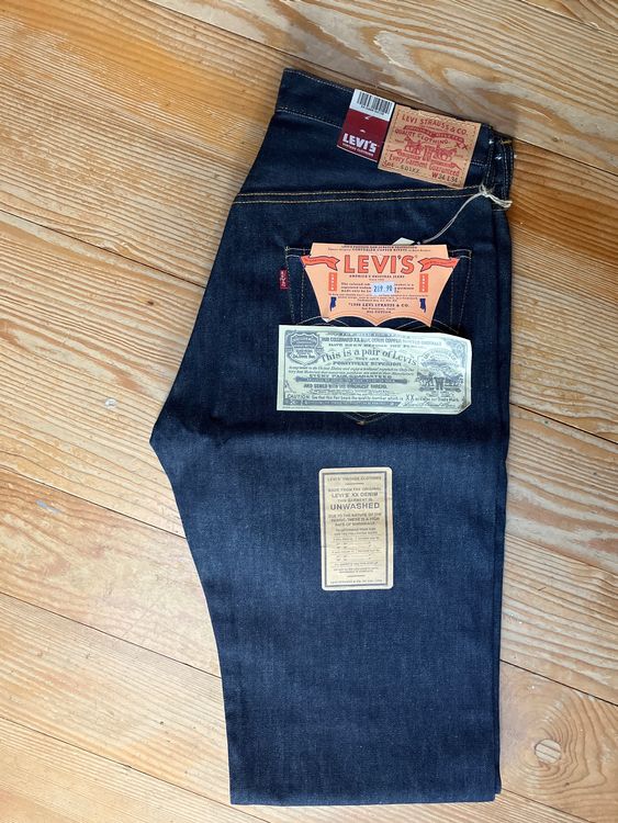 Original Levi‘s 501 Vintage Modell 1955 Made in USA 34x34 (Neu (gemäss ...
