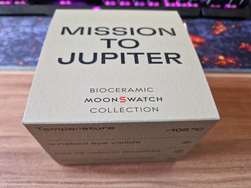 OMEGA X SWATCH Mission To Jupiter Bioceramic Moonswatch | Kaufen auf ...