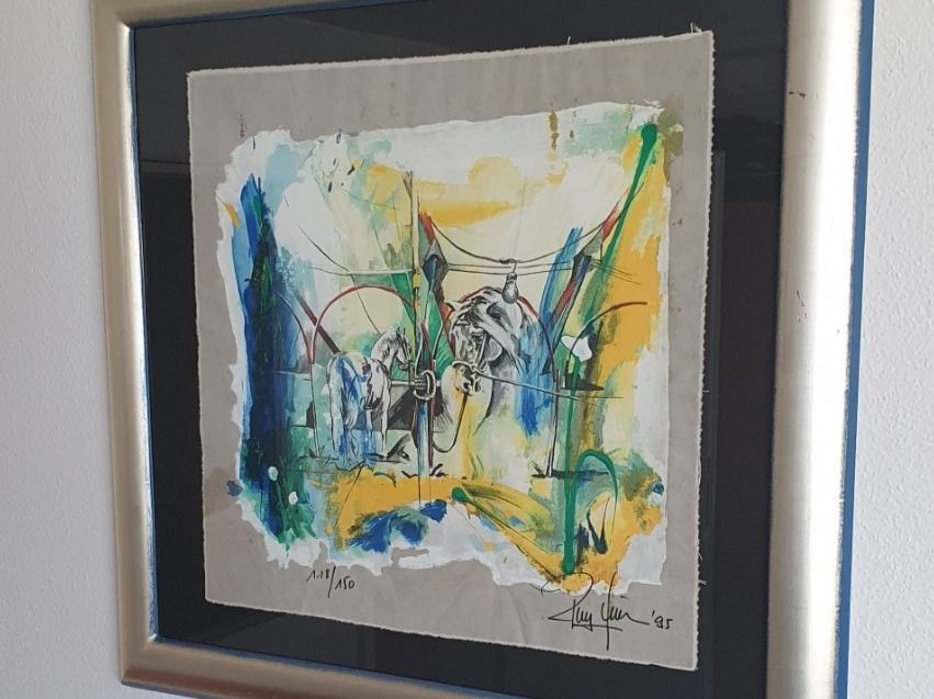 Rolf Knie Serigraphie auf Zelt (Gebraucht) in Adligenswil für CHF 1500 – nur Abholung auf ...