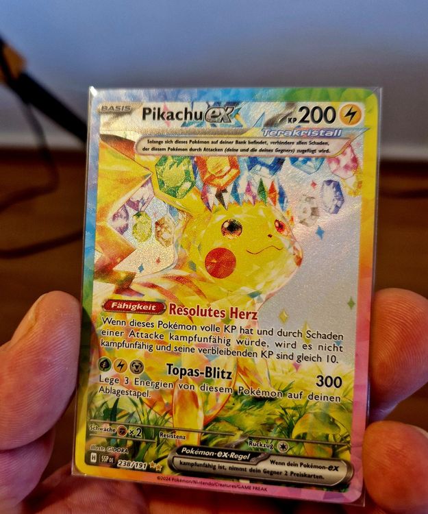 Pokémon Pikachu Set EX 238 & 191 surging sparks DE (Neu (gemäss ...