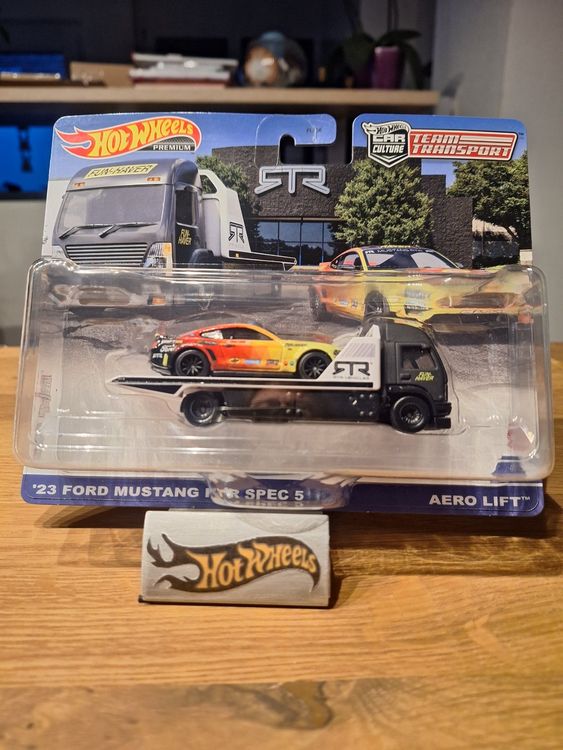 HW Premium Team Transport#50 23 Ford Mustang RTR Spec 5 Aero (Neu und ...
