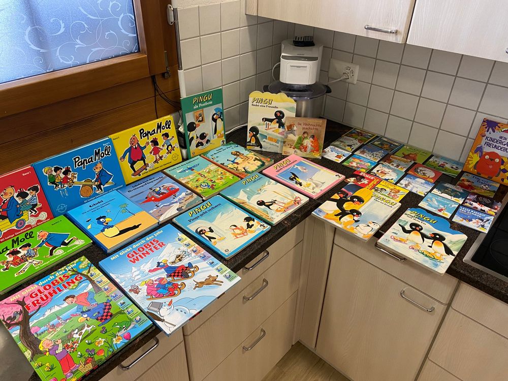 Kinderbücher Papa Moll, Pingu, Globi, Pixi 38 teilig (Gebraucht) in ...