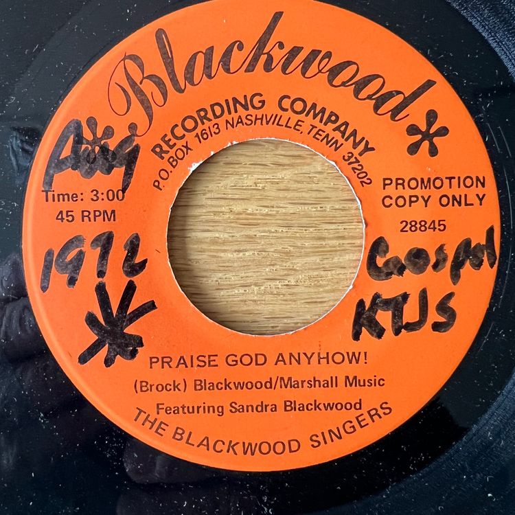 Blackwood Singers - Praise God Anyhow / US-Promo | Kaufen auf Ricardo
