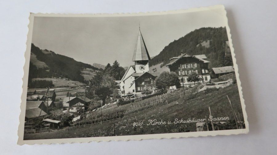 Saanen / BE - Kirche und Schulhäuser - 1959 (Gebraucht) in Jona für CHF 5 – mit Lieferung auf ...