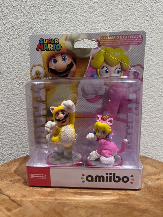 Nintendo amiibo Cat Mario Cat Peach Figuren NEU OVP rare (Neu und ...