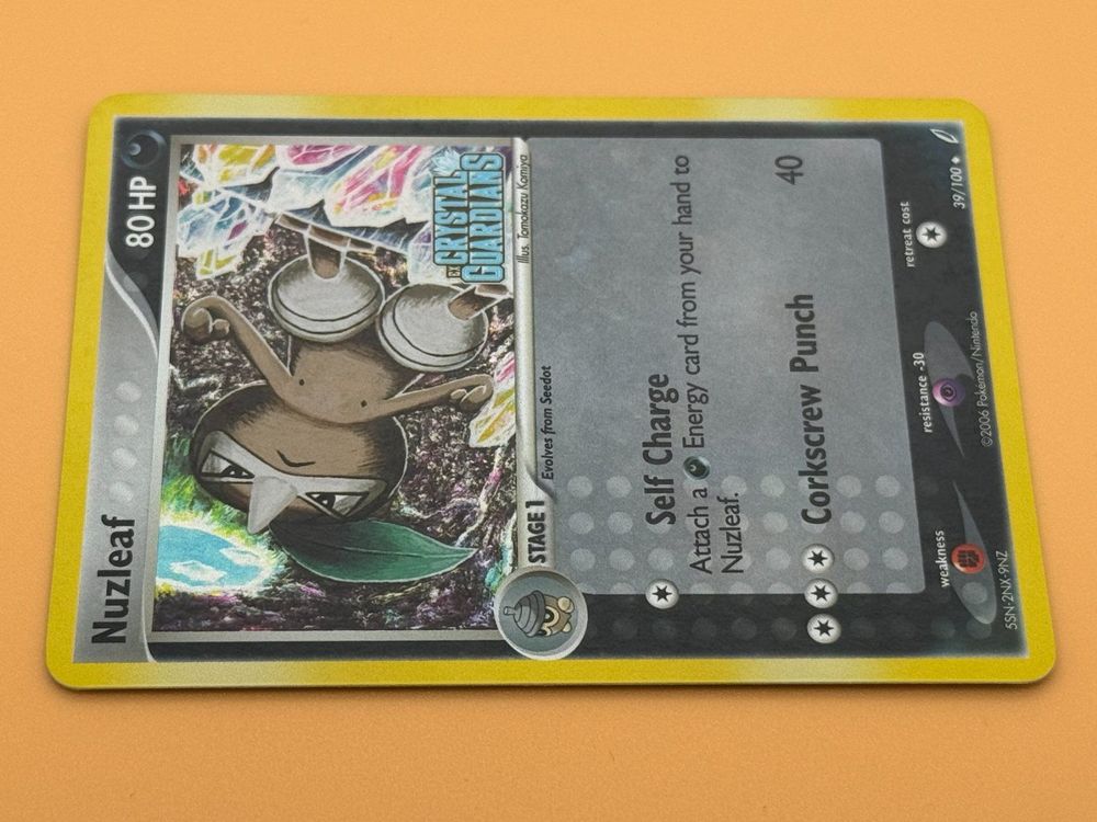 Nuzleaf 39/100 ReverseHolo Pokémon EX Crystal Guardians ab 1 (Neu ...