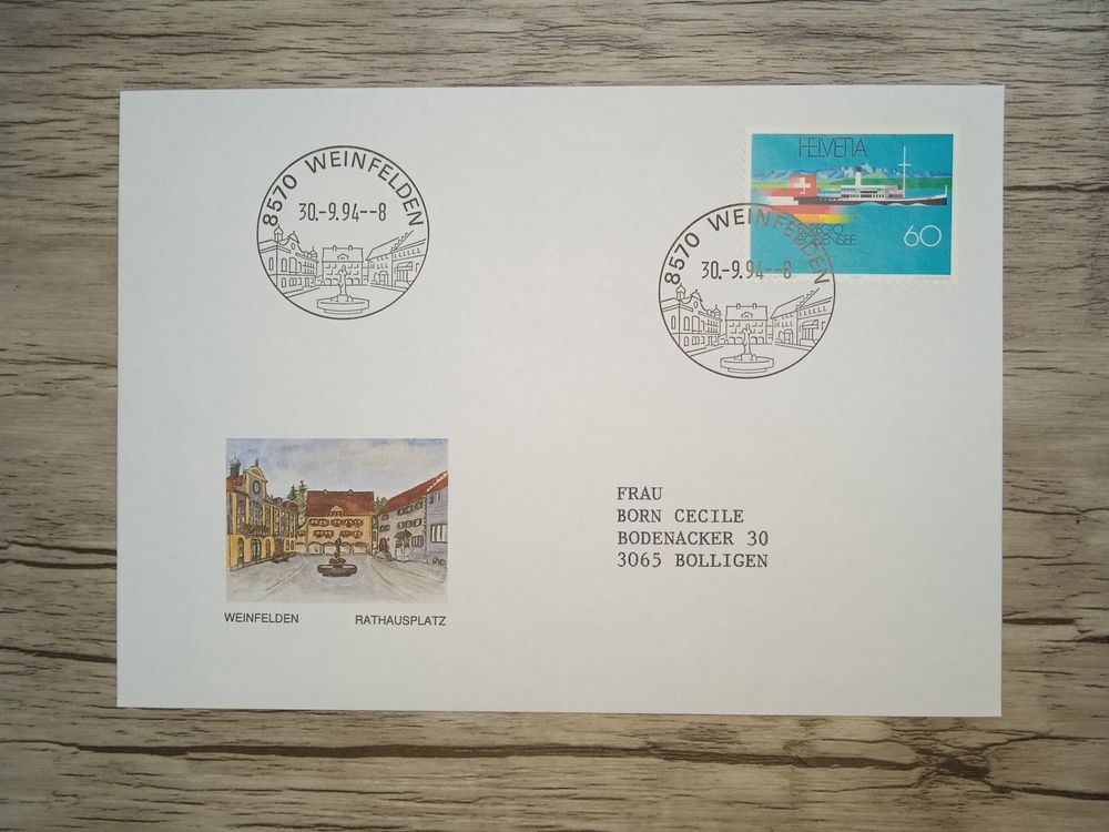 TR39 Enveloppe + Timbre Suisse 1994 | Kaufen auf Ricardo