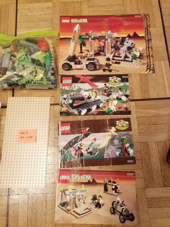 4x Lego Adventurers 5919 5921 5934 5958 ADV11 | Kaufen auf Ricardo