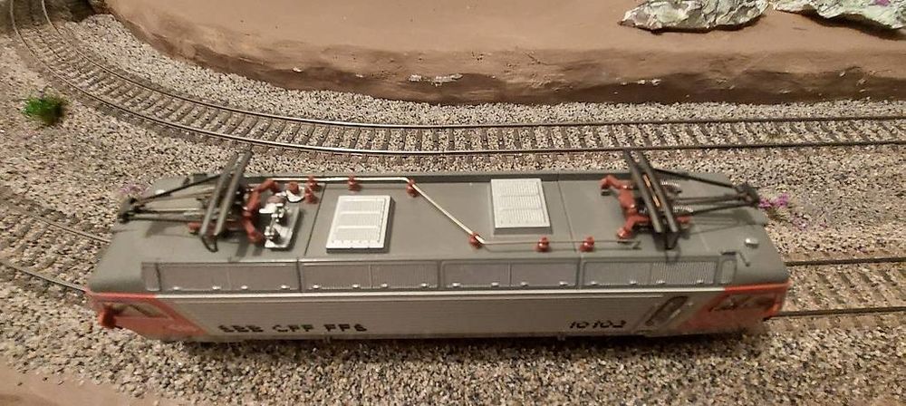 Märklin Hamo H0 10102 E-Lok Re 4/4, 446 SBB analog DC (Neu (gemäss ...