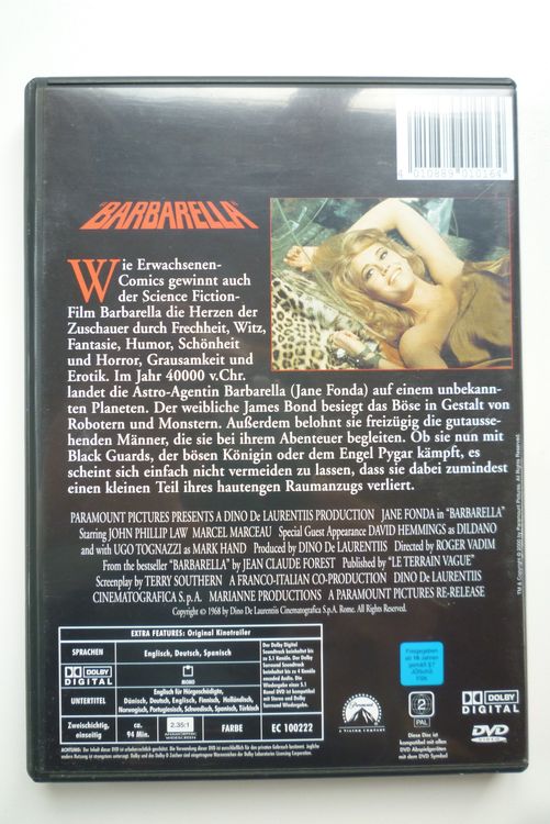Barbarella - Sci-Fi Klassiker 1968 mit Jane Fonda (Gebraucht) in ...