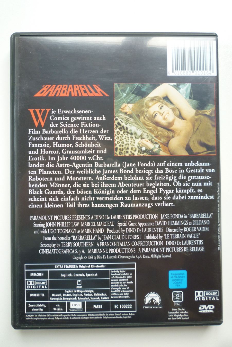 Barbarella - Sci-Fi Klassiker 1968 mit Jane Fonda (Gebraucht) in ...