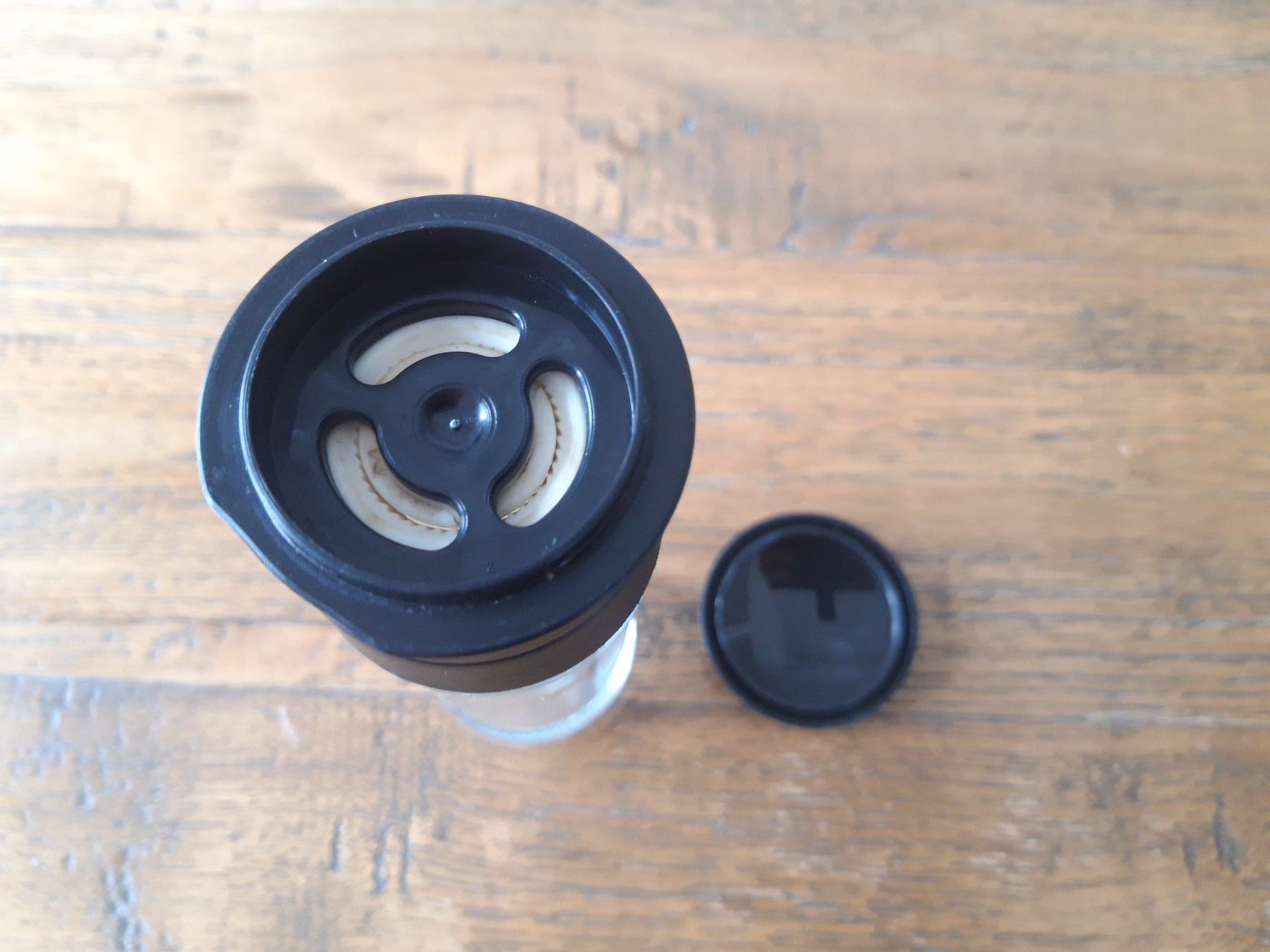 Nachfüllbar Gewürzmühle Mühle Salz Pfeffer Glas mit Deckel (Gebraucht ...