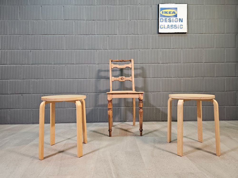2 IKEA Frosta Stool Hocker, Stapelhocker Design Alvar Aalto (Gebraucht) in Nottwil für CHF 85 ...