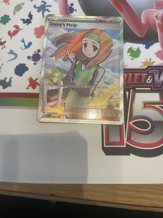 Daisy‘s Help 195/165 Full Art Pokemon 151 (Neu (gemäss Beschreibung ...