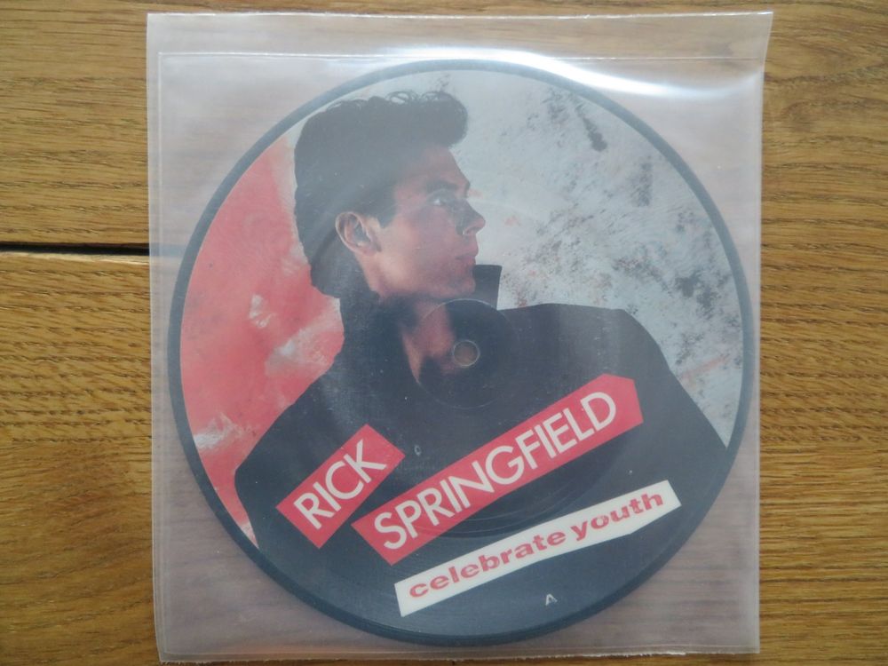 Rick Springfield - Celebrate Youth Picture Disc 1985 (Neu (gemäss ...