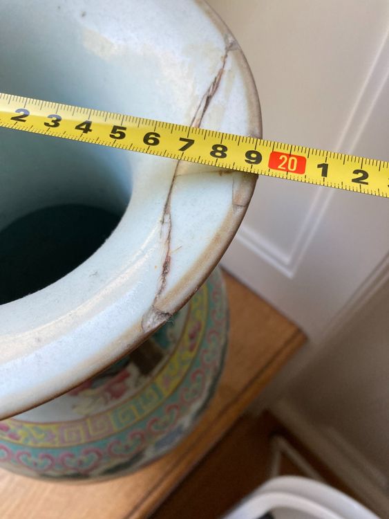SEHR GRÖSSE ANTIKE VASE AUS CHINA, REPARIERT, WUNDERSCHÖN! (Gebraucht) in Zürich für CHF 158 ...