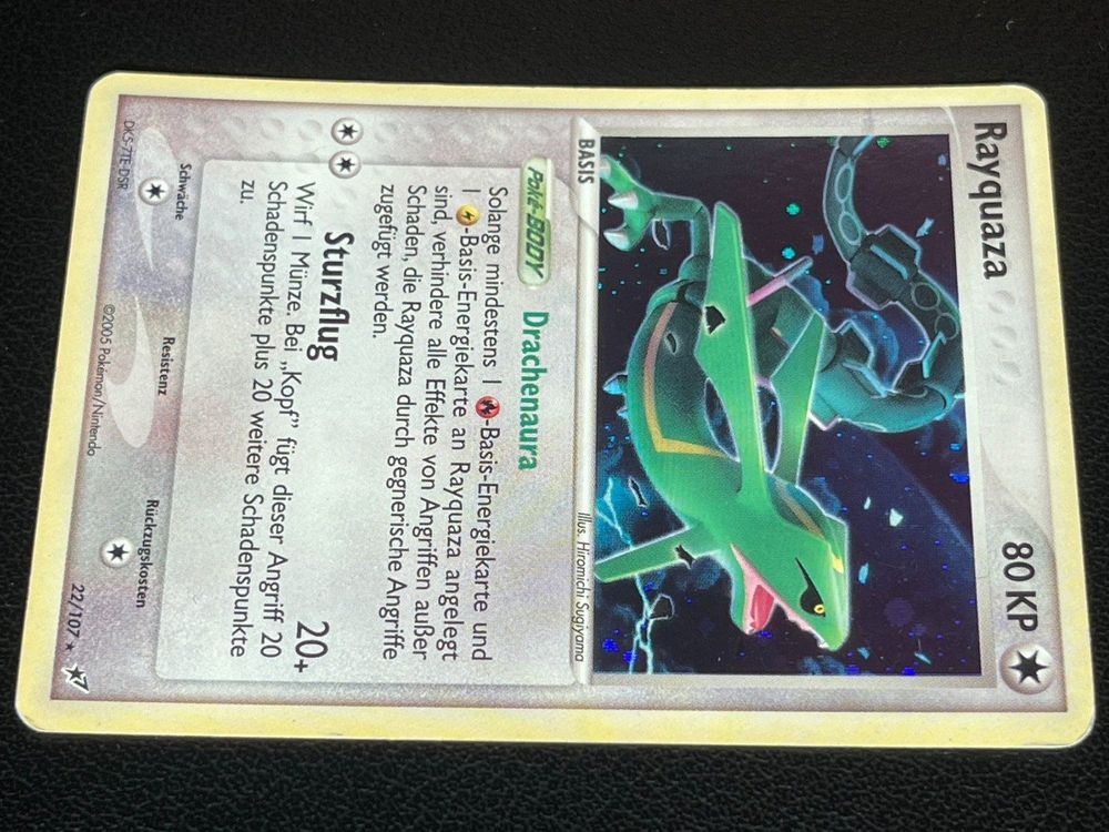 Rayquaza 22/107 Holo Rare Pokémon EX Deoxys | Kaufen auf Ricardo