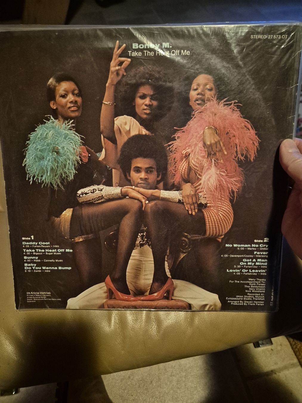 Boney M. "Take The Heat Off Me" Seltene Schallplatte! (Gebraucht) in ...