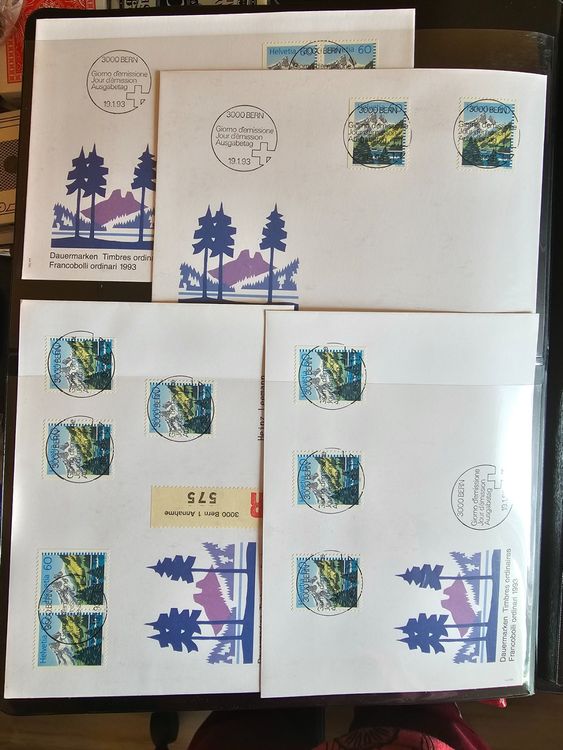 CH 1993 ET VOLL STEMPEL BERGSEEN (Gebraucht) in Dintikon für CHF 5 – mit Lieferung auf Ricardo ...