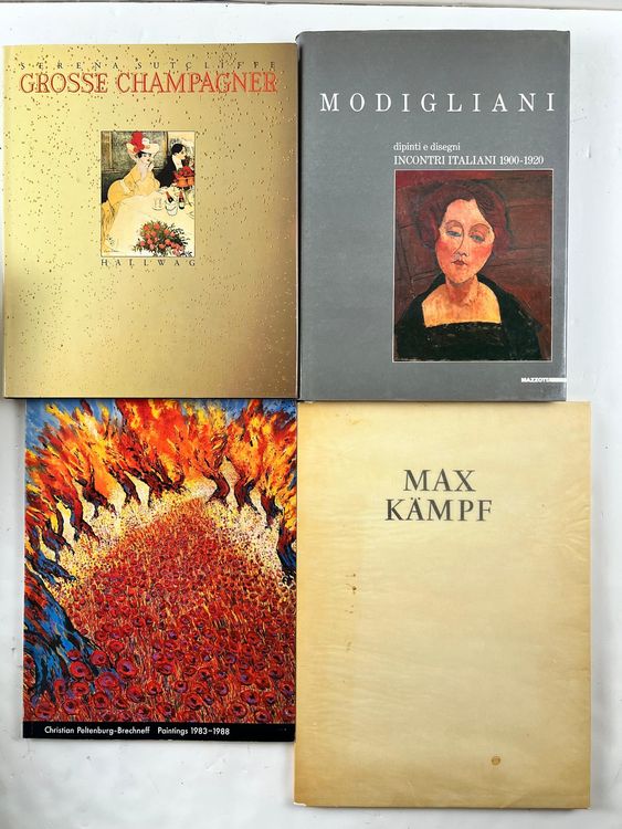 4x Verschiedene Kunst Bucher Max kämpf, Modigliani usw. (Gebraucht) in ...