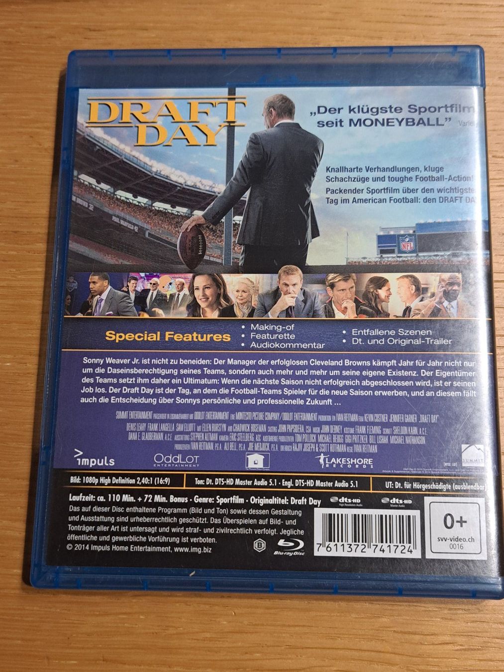 Blu-ray Draft Day von Ivan Reitman mit Kevin Costner (Neu (gemäss ...