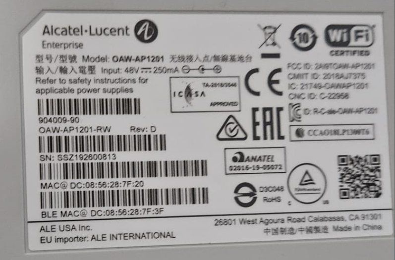 Alcatel-Lucent OAW-AP1201 Access Point (Erneuert) (Gebraucht) in Unterkulm für CHF 50 – mit ...