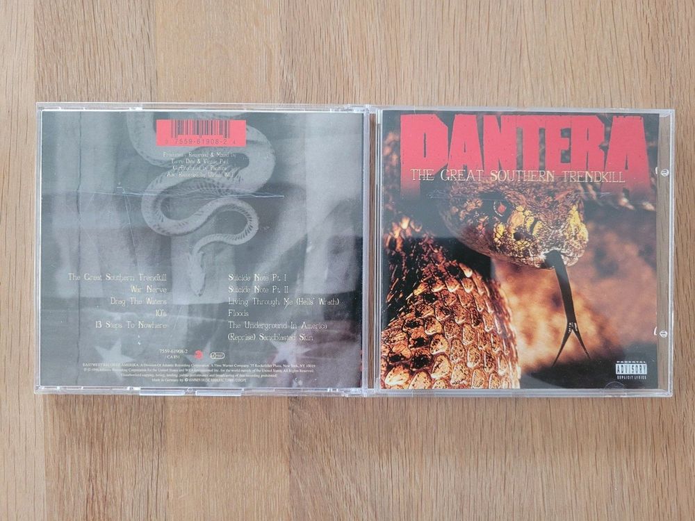 CD Pantera - The Great Southern Trendkill, 1996 (Gebraucht) in Nebikon ...