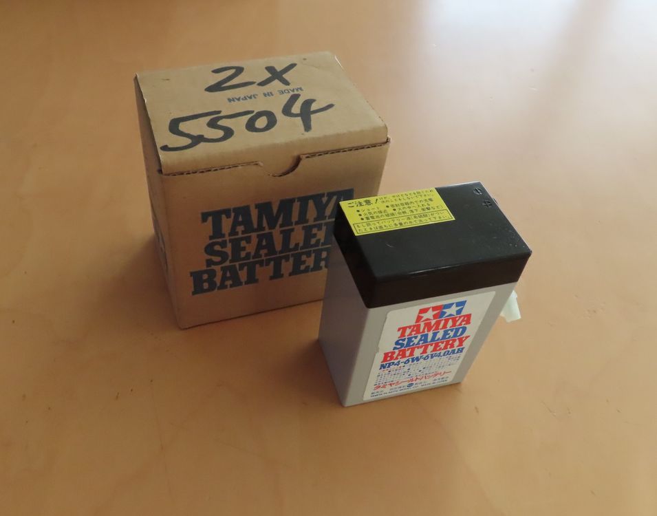 Tamiya RC AKKU Battery Panzer 56002 GEBRAUCHT mit OVP 1977 (Gebraucht ...